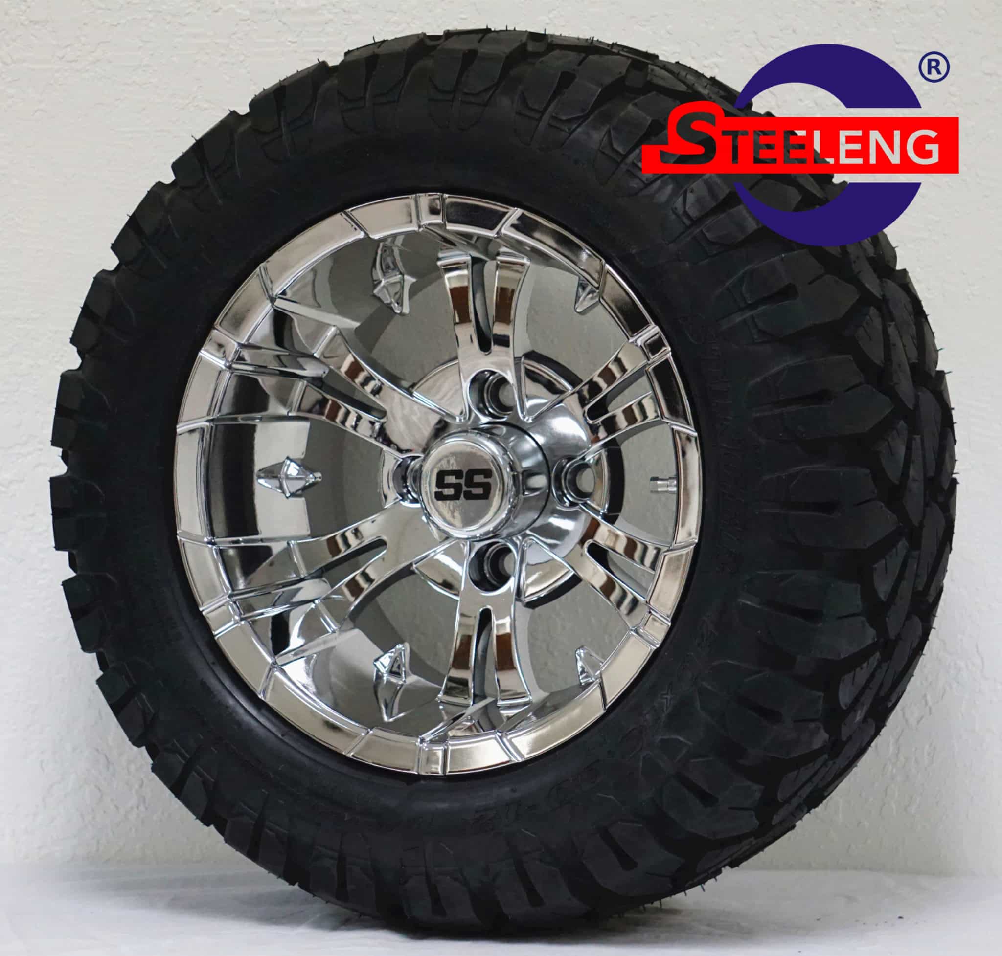 BNDL-TR1204-WH1243-CC0001-LN – SGC 12" Vampire Chrome Wheel - Aluminum Alloy / STEELENG 20″x10 ...