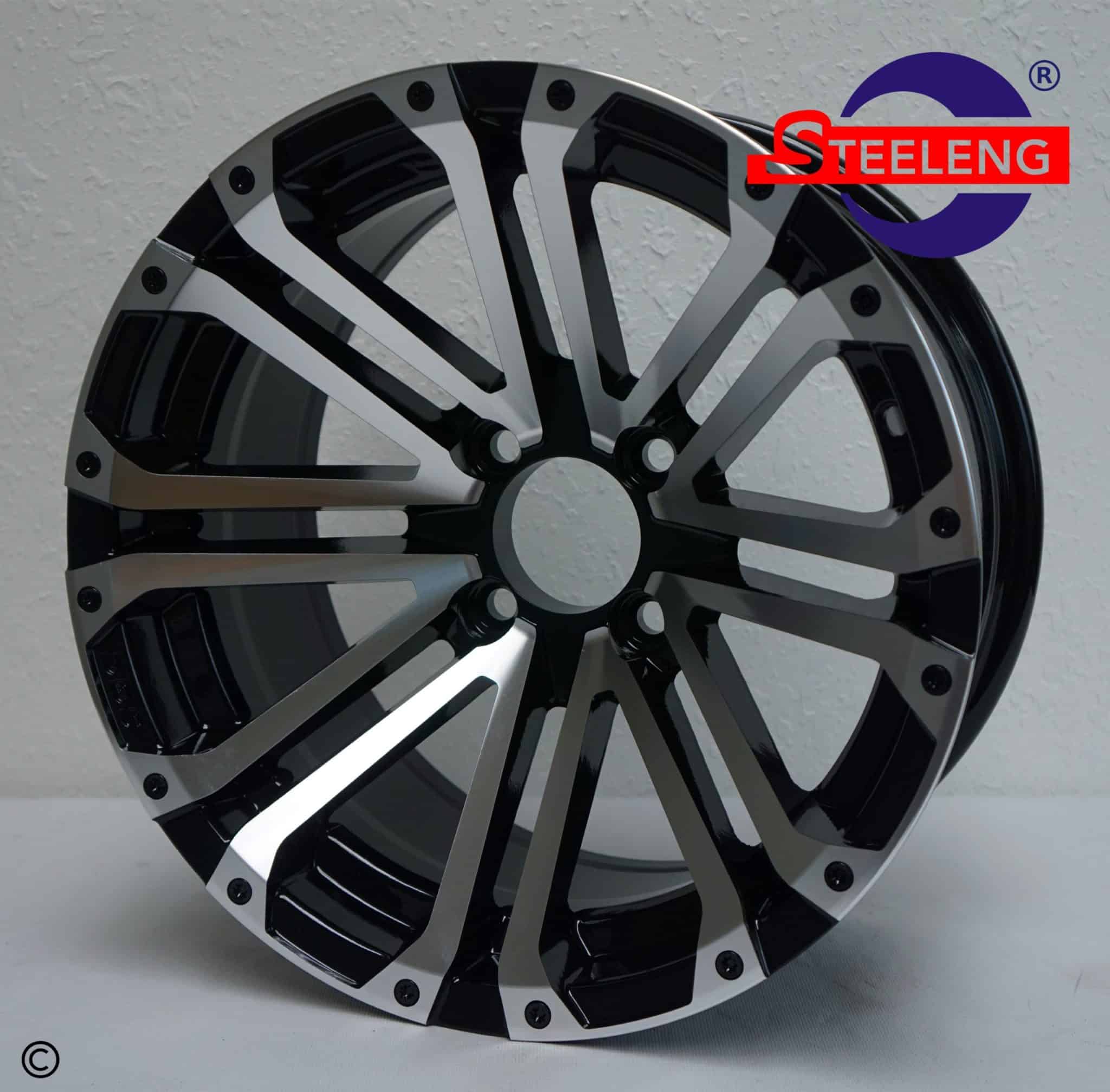 WH1424 – SGC 14" Lancer Machined/Black Wheel - Aluminum Alloy ...