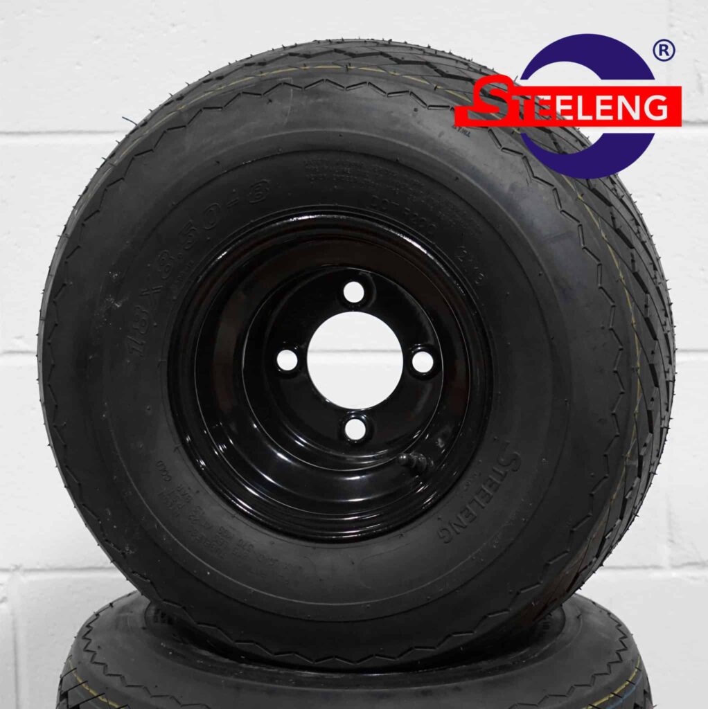 WT0801 – ASSEMBLED WHEEL/TIRES-18"x8.5"x8" BLACK STEEL WHEEL-SAWTOOTH ...