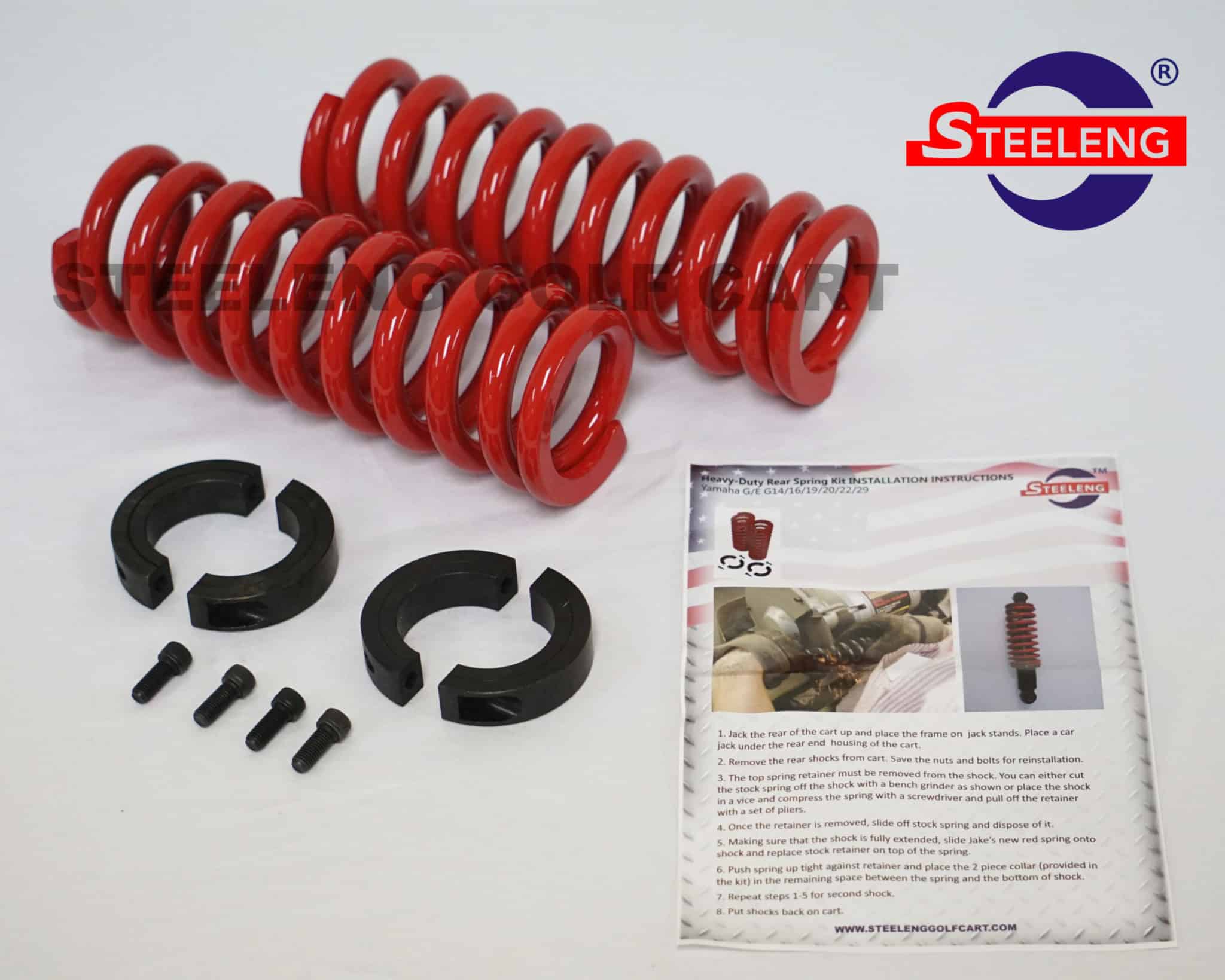 HCYM01 – SGC Heavy Duty Rear Coil Springs for YAMAHA G14/ G16/ G19/ G22 ...
