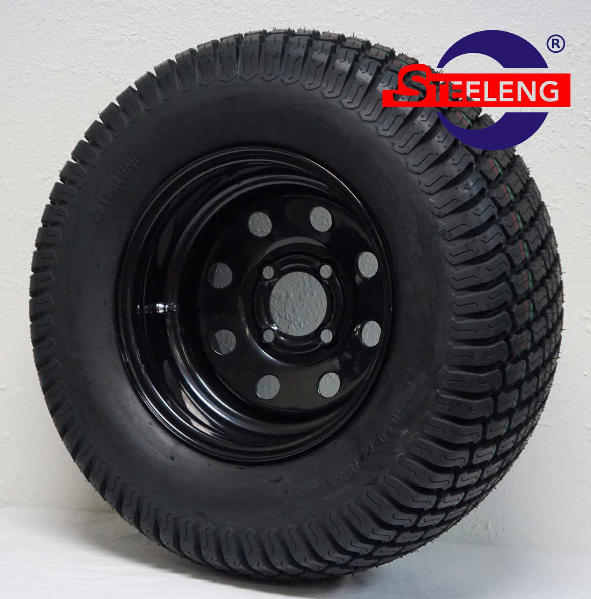 BNDL-SW1202-TR1206 – SGC 12"X7" Steel Wheel - Black - 8 Holes ...