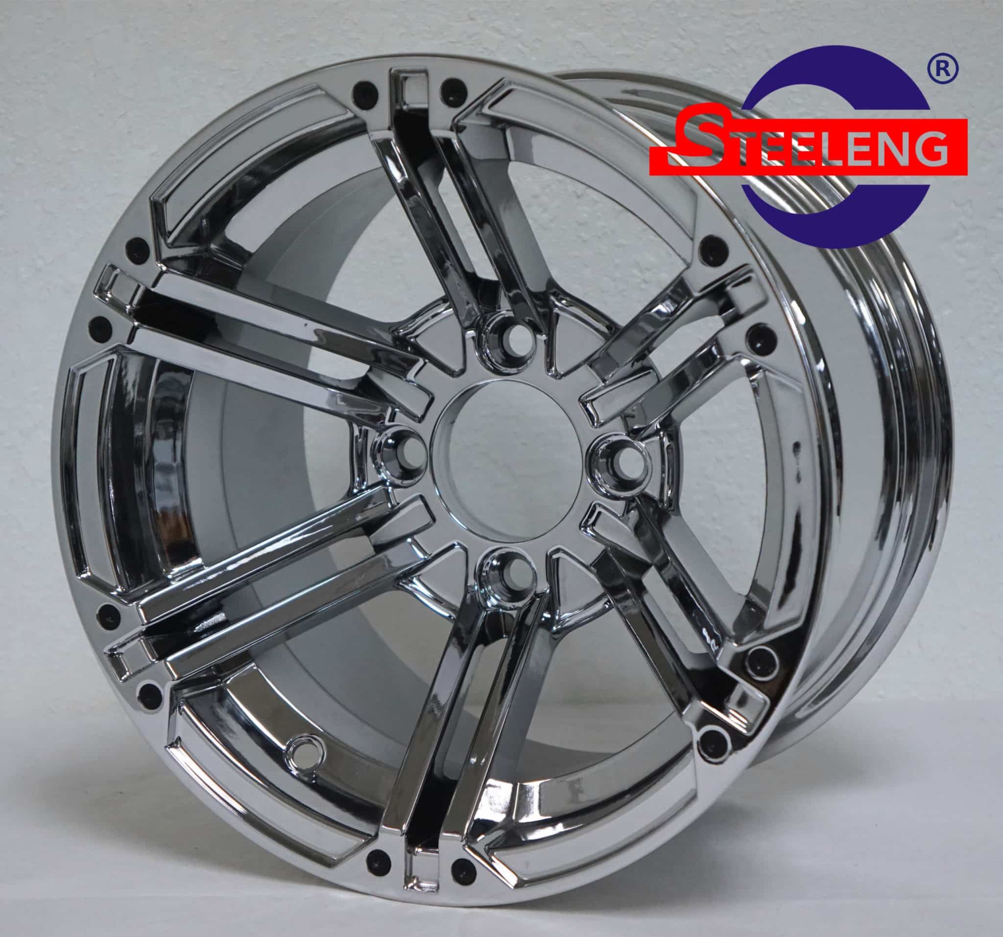 BNDL-WH1237 – SGC 12" Terminator Chrome Wheel - Aluminum Alloy (SET OF ...