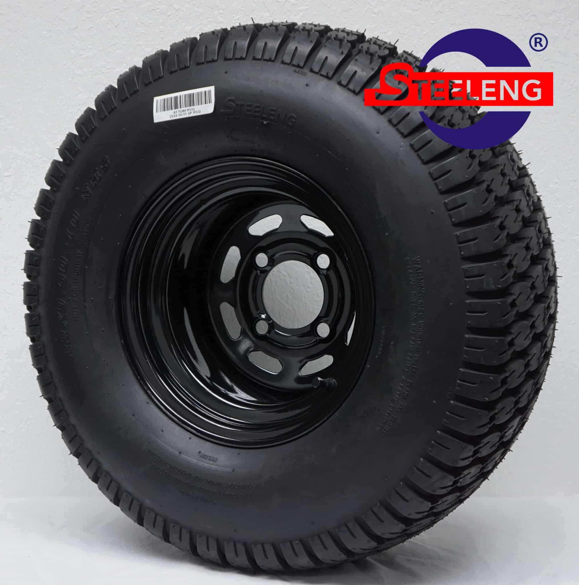 BNDL-TR1009-SW1001 – SGC 10" Steel Wheel - Black - Slotted / STEELENG ...