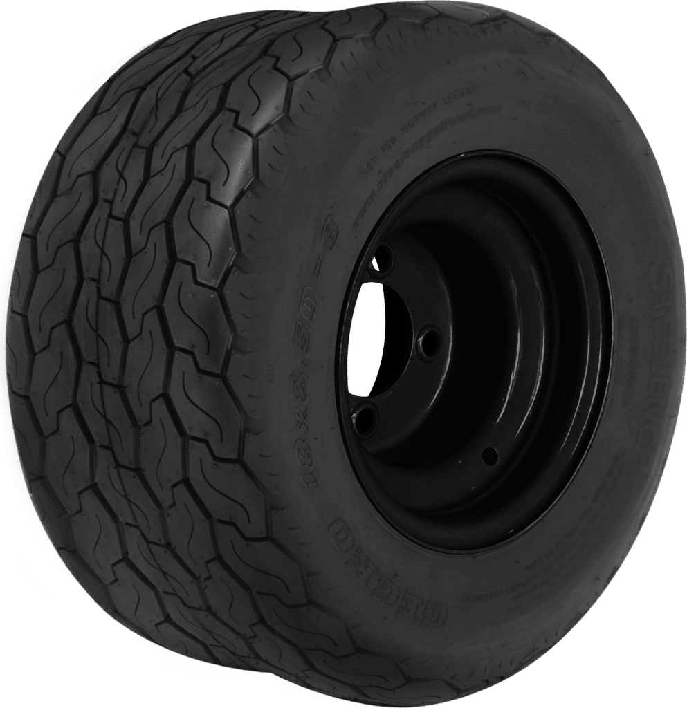 BNDL-TR0803-SW0801 – SGC 8" Steel Wheel - Black / STEELENG 18"x8.5"-8 ...